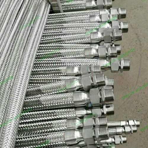 Jual Flexible metal Hose Ss 304 3/8" X 70 Cm,C/w male Thread NPT Ss 304 ...