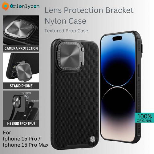 Jual Case Iphone 15 Pro/Pro Max NILLKIN Textured Prop Flip Camera ...
