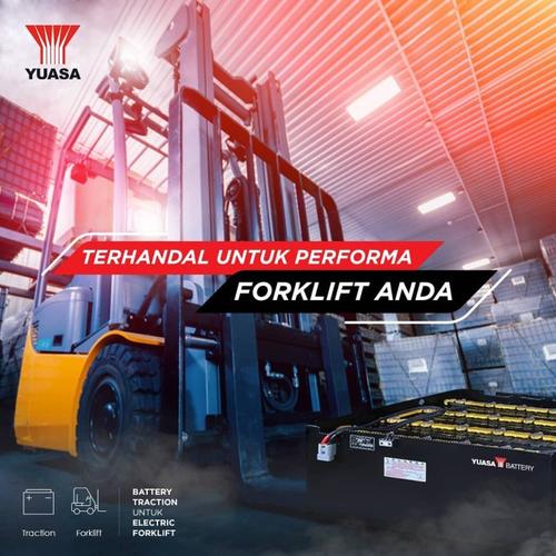 Jual YUASA Traction Battery Forklift Electric VSF4 Battery VSF4 48V ...