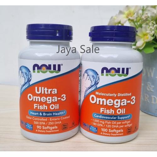 Jual NOW FOODS ULTRA OMEGA 90 180 SOFTGELS OMEGA-3 OMEGA3 FISH OIL ...