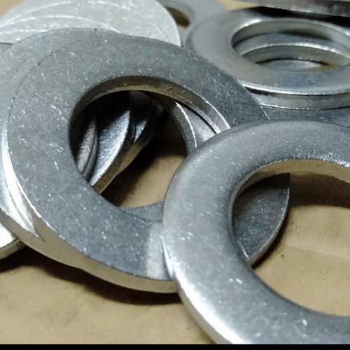 Jual ring plat m18 putih galvanis washer plat ringplat 18mm besi ...