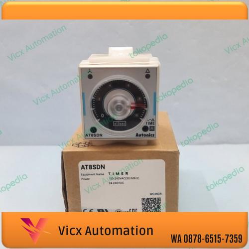 Jual JUAL RELAY TIMER AUTONIC AT8SDN 24-240V ANALOG TIMER STAR DELTA ...