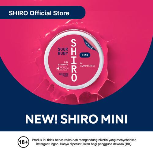 Jual SHIRO MINI BY SAMPOERNA Sour Ruby 2mg Nicotine Pouch - Jakarta ...