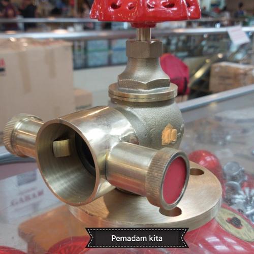 Jual Hydrant valve Flange / Angle valve 1.5" (DN40-10k) Full Brass ...