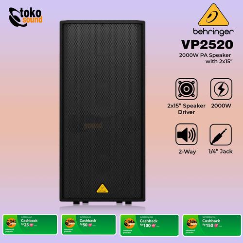 Jual Behringer Eurolive VP2520 - Dual 15 Inch Passif Speaker - Jakarta ...