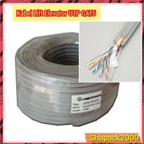 Jual ZF Kabel Data LAN Cat5 Lif Elevator UTP CAT 5 Spectra Murah 100 ...