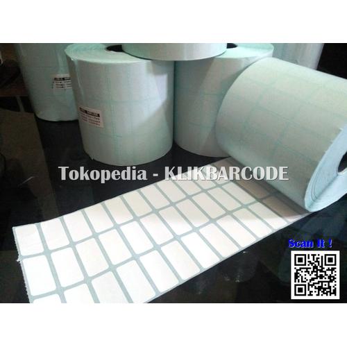 Jual BARCODE LABEL SEMICOATED 33 X 15 3 LINE GAP CORE 1" ( ISI 10.000 ...