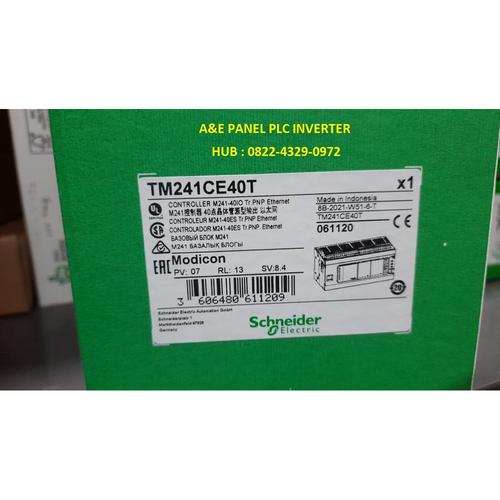 Jual PLC SCHNEIDER Modicon TM241CE40T TM241 CE40T Transitor ethernet ...