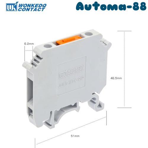 Jual UK 5-MTK-P/P Knife disconnect Terminal Block Din Rail UK5MTK UK-5 ...