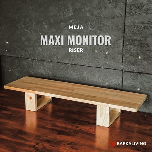 Jual Meja Monitor Maxi Besar Laptop Kayu Dudukan Laptop Monitor ...