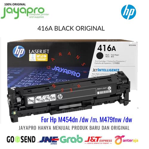 Jual HP TONER CARTRIDGE 416A ORIGINAL BLACK M454DN 454DW 454NW RESMI ...