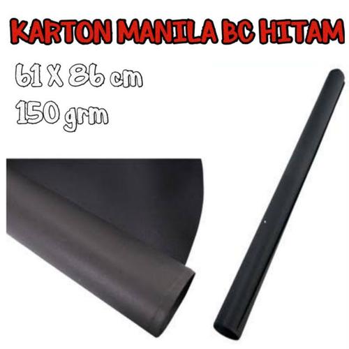 Jual BC Manila Karton Kertas Hitam Premium ukuran 61x 86 cm - Kota ...