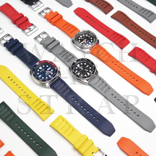 Jual Premium Fluorine Aerotecc Diver Rubber Watch Strap 20mm 22mm ARM1 ...