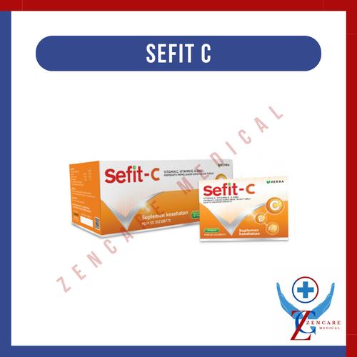 Jual Sefit C Multivitamin Strip Isi 4 Tablet / Sebox Isi 25 Strip ...