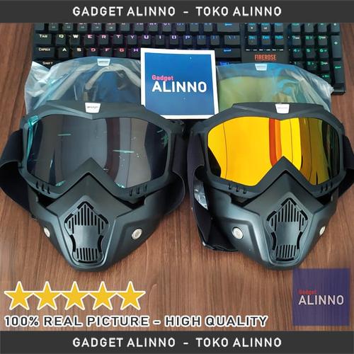 Promo GOOGLE MASK MASKER HELM POGO RETRO MASKER MOTOR GOGGLE MASK ...