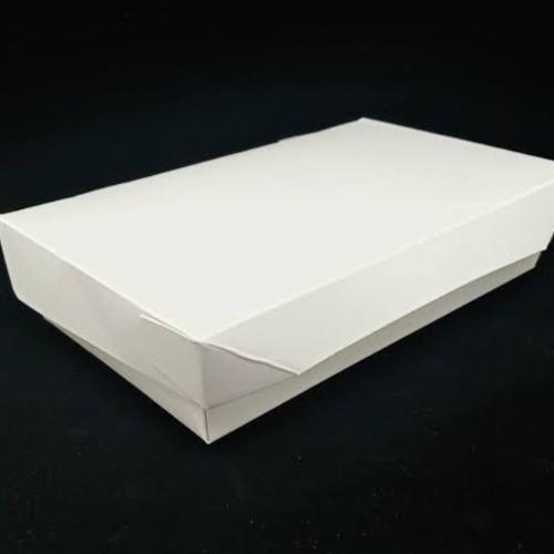 Jual LUNCH BOX PAPER IVORY UKURAN SMALL (S) + CETAK SABLON CUSTOM LOGO - Jakarta Selatan - UTD ...