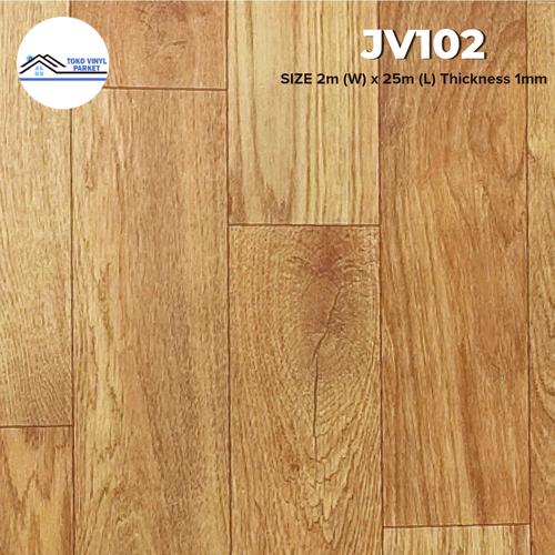 Jual vinyl roll lantai tebal 1 mm motif kayu JV102 /Roll - Jakarta ...