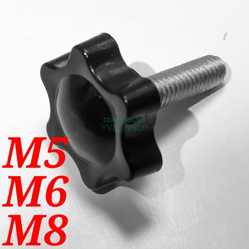 Jual knob m5 m6 m8 male baut - m5, 30mm - Kab. Tegal - YVES SHOP TEGAL ...