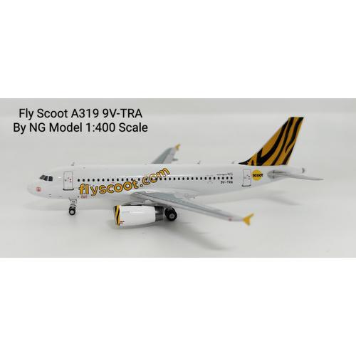 Jual Scoot Fly Scoot A319 9V-TRA By NG Model 1:400 Scale - Jakarta ...
