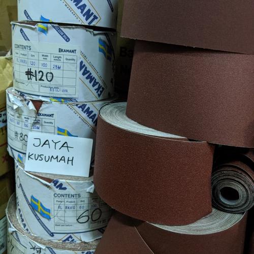 Jual Hamplas Ekamant meteran Amplas Kayu Kasar Besi Roll Eceran Swedia ...