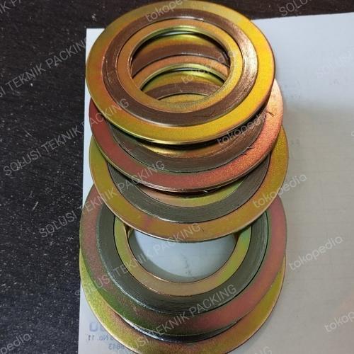 Jual SWG ANSI # 150 Carbon Steel 4 " inch / Spiral Wound Gasket CS ...