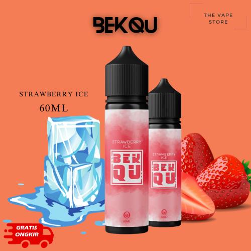Jual bekqu 60ml strawberryice liquid botol isi cairan NonNic bukan ...