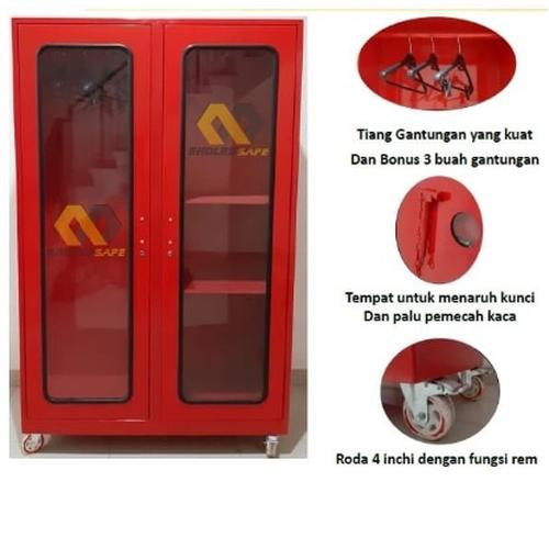 Jual LEMARI SAFETY PEMADAM / FIRE SAFETY CABINET / LEMARI APD / BOX APD ...