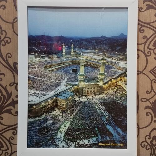 Jual Bingkai + Foto semi canvas.Ukuran : 10" × 14" Lebar bidang 2 cm ...