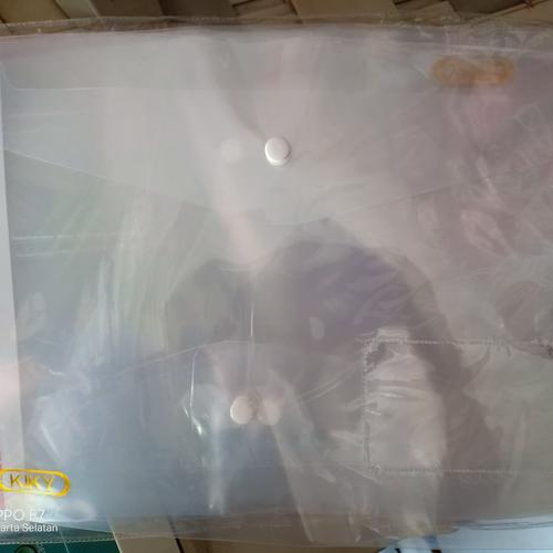 Jual map plastik kancing bening1 pak - Jakarta Selatan ...
