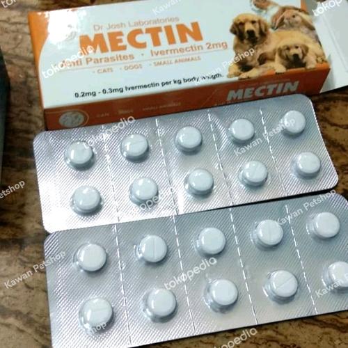 Jual MECTIN Obat Anti Parasit Hewan Ivermectin 2mg ECER 1 TABLET - Kota ...