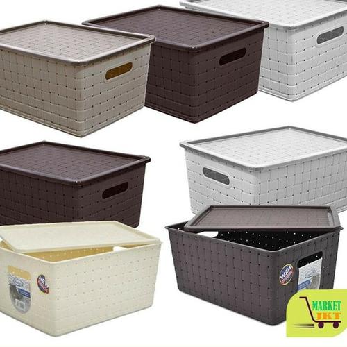 Jual Keranjang Hawaii Lugano | Box Hawai | Kotak Hawaii Tutup Serbaguna ...