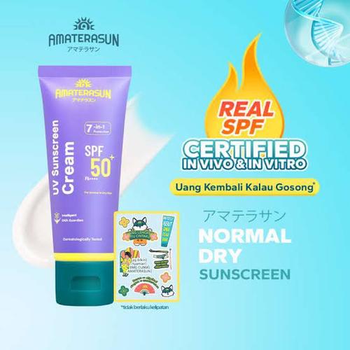 Jual AMATERASUN UV SUNSCREEN CREAM SPF 50+ PA++++ - Kab. Bogor - stokskincareori | Tokopedia