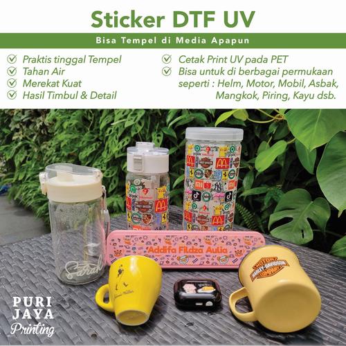 Jual CETAK STIKER DTF UV CUSTOM LEBAR 30CM - a4 - Jakarta Barat - Puri Jaya Printing | Tokopedia