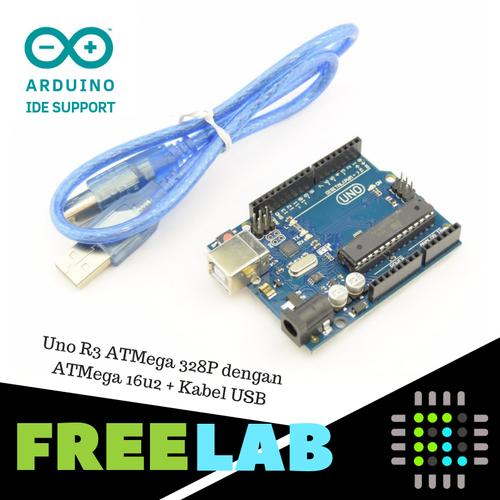 Jual Uno R3 ATMega 328P dengan ATMega 16u2 + Kabel USB Kompatibel Ardu ...