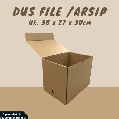 Jual Dus Arsip / Box File / Karton Arsip (Ukuran 38 x 27 x 30 cm ...