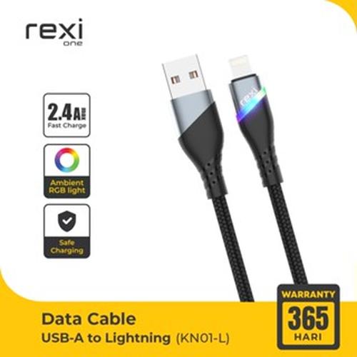 Jual rexione Kabel Data LED RGB Type-C 2.4 A Quick Charge KN01-Lx - Kab ...