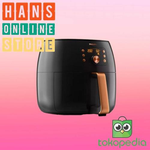 Jual queenzi mart - PHILIPS HD9860/90 XXL Premium Air Fryer - Black ...