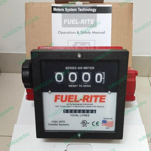 Jual Flow meter Fuel-Rite series 400 4 digit Size 1,5 inch Made in USA ...