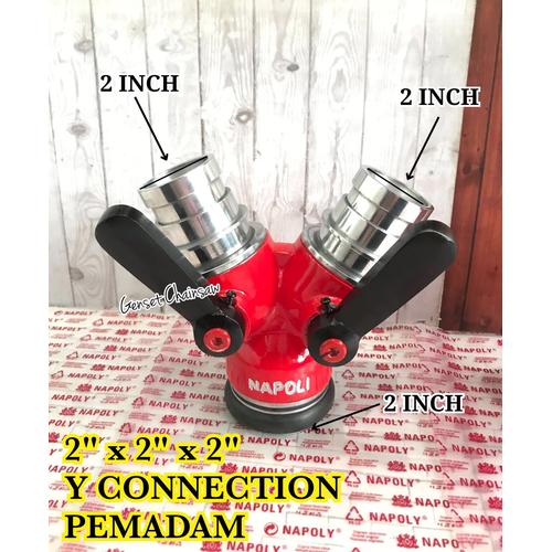 Promo Y Connection 2 x 2 x 2 Inch Alm Hydrant 2 Handle Pemadam Fire 2 ...