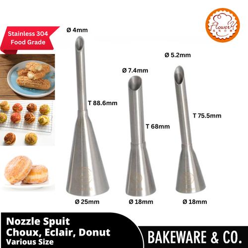 Jual Nozzle Donut Spuit Filling Pastry Choux Sus - PART 2 - 18 x 5.2mm ...