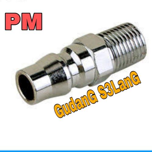 Jual Quick Coupler Plug PM 20 Nepel Angin Plug Drat Kompresor - Jakarta ...