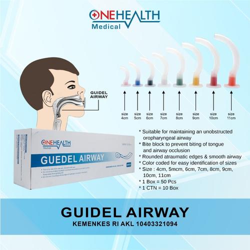 Jual Onehealth Guedel Oropharingeal Airway / Mayo Tube Clear Anesthesi ...