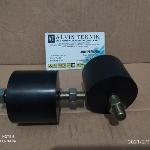 Jual Karet monting 50x50 doble baut M10 / karet engine mounting 50x50 ...