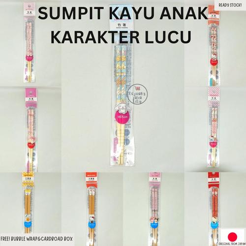 Promo Sumpit Anak Karakter Lucu Chopstick Disney Sanrio Shinkansen ...