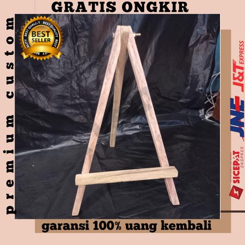 Jual mini easel lukis ukuran 30x30 tempat melukis standar lukisan ...