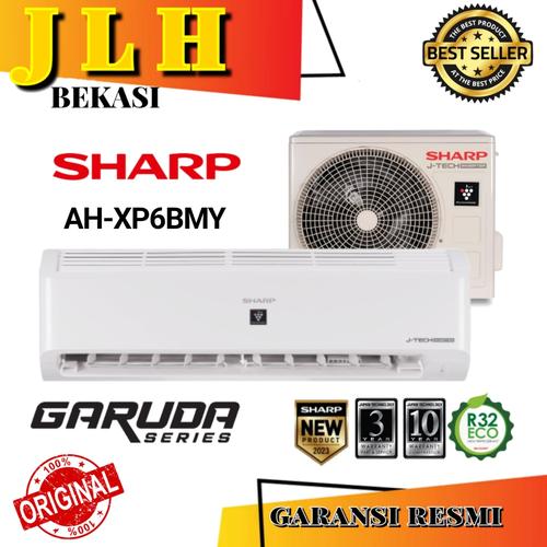 Jual AC SHARP 1/2PK AH-XP6BMY GARUDA SERIES INVERTER PLASMACLUSTER ...