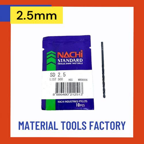 Jual NACHI 2.5 MM MATA BOR BESI HSS - NACHI MATABOR BESI HSS 2.5MM - Kota Depok - Material Tools ...
