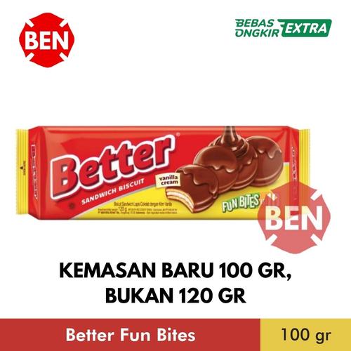 Jual Better Fun Bites Isi 10 Pcs 120g 120g 120 g gr gram - Sandwich ...