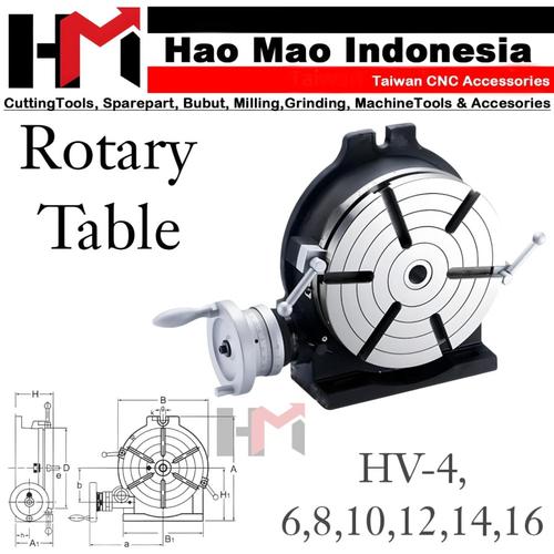 Jual Rotary Table HV-8 Horizontal Vertical Rotary Table for Milling ...