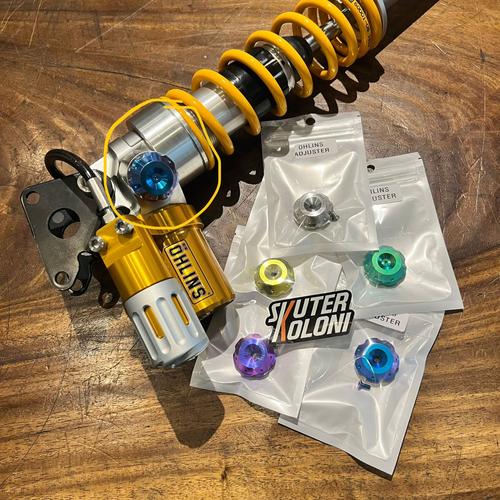 Jual Titanium ohlins Adjuster Preload Cap universal ohlins Vespa ...